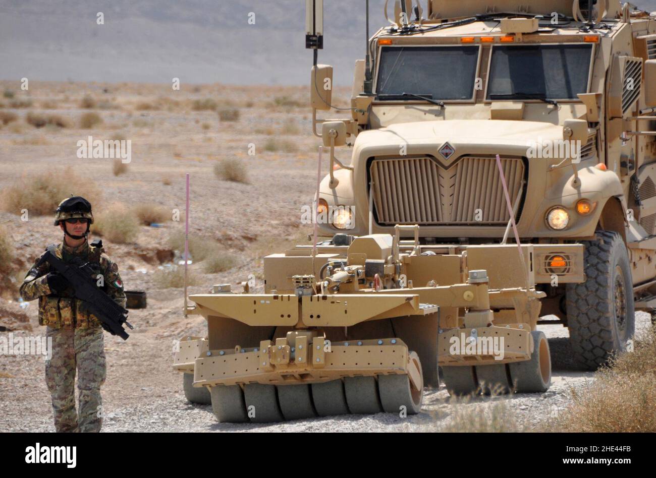 Route clearance 130808 Stock Photo - Alamy