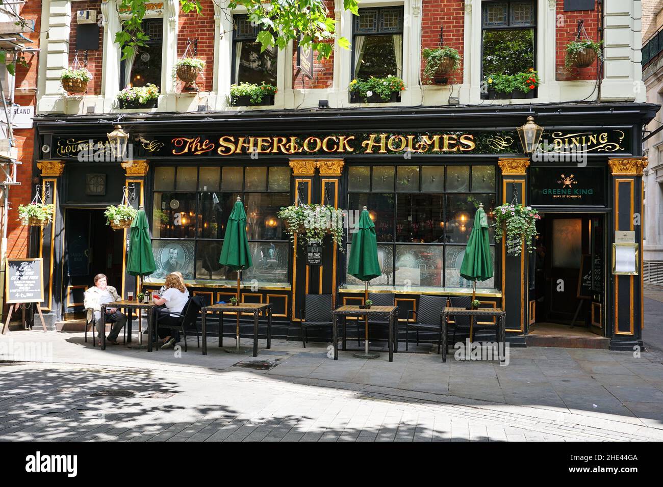 Sherlock Holmes restaurant in Northumberland Avenue, London, England ...