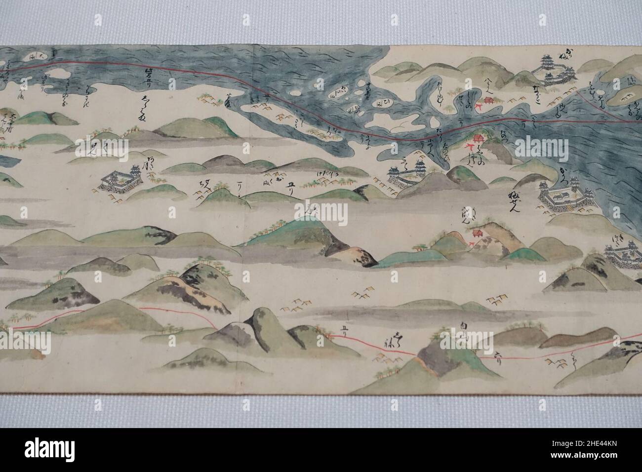 Route map of Edo from Goto, 4 of 6 Stock Photo - Alamy