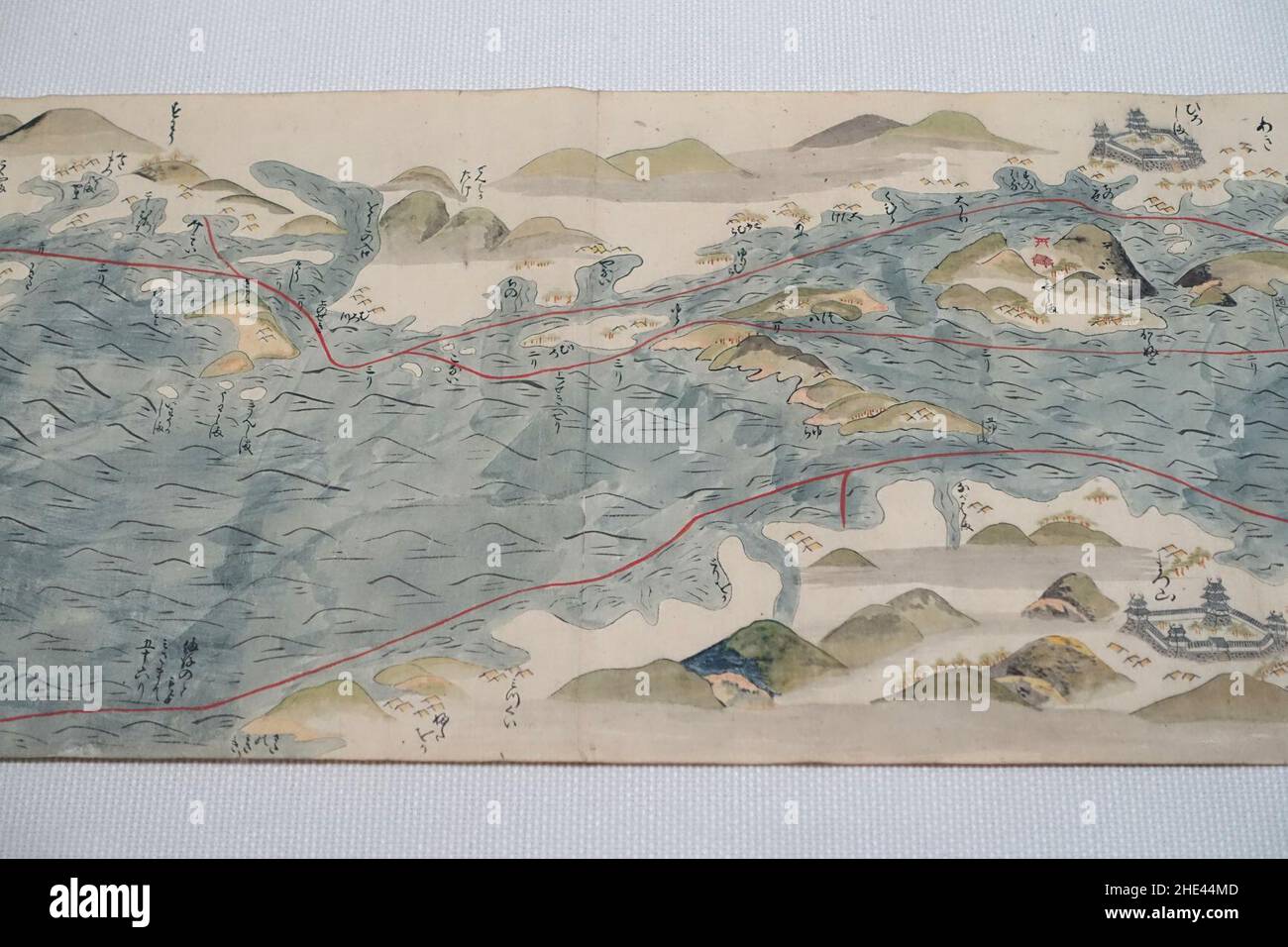Route map of Edo from Goto, 2 of 6 Stock Photo - Alamy