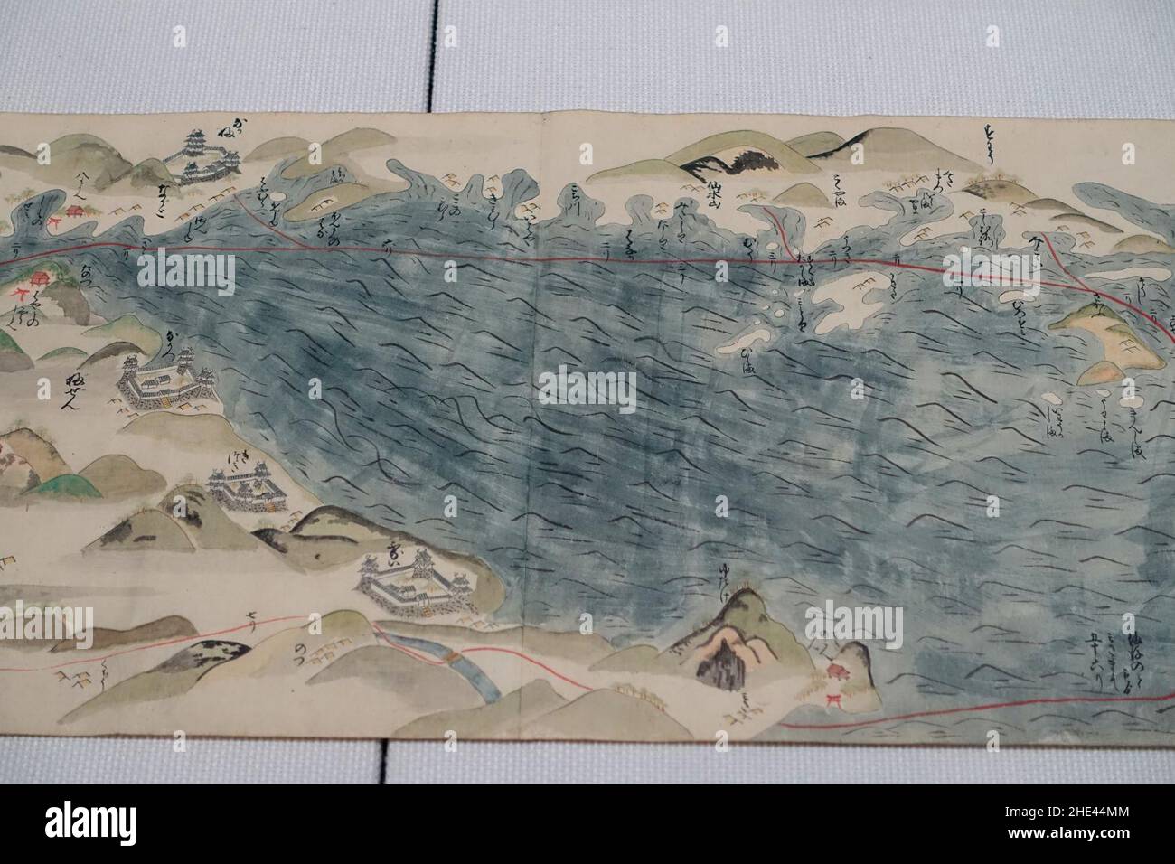 Route map of Edo from Goto, 3 of 6 Stock Photo - Alamy