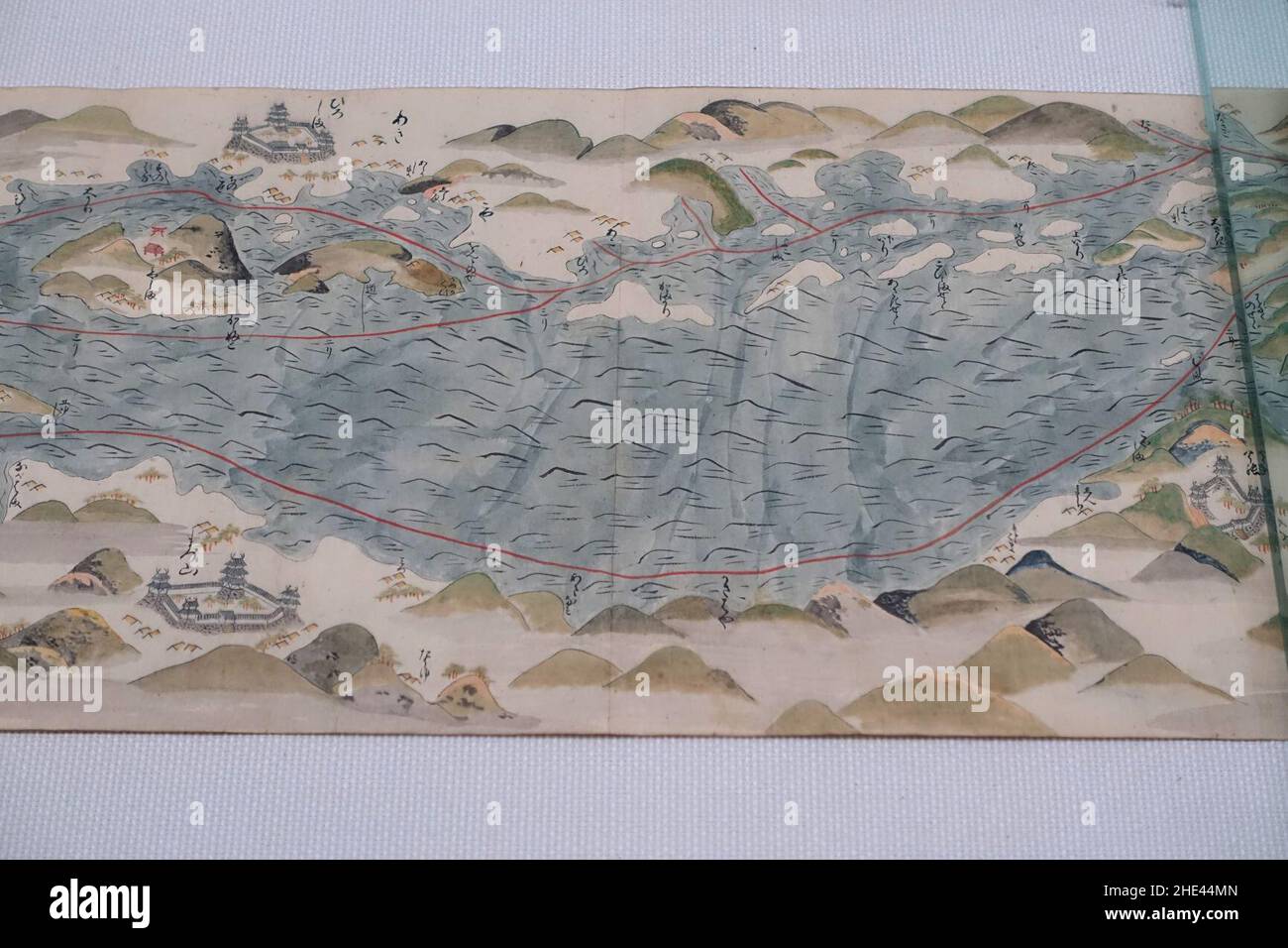 Route map of Edo from Goto, 1 of 6 Stock Photo - Alamy