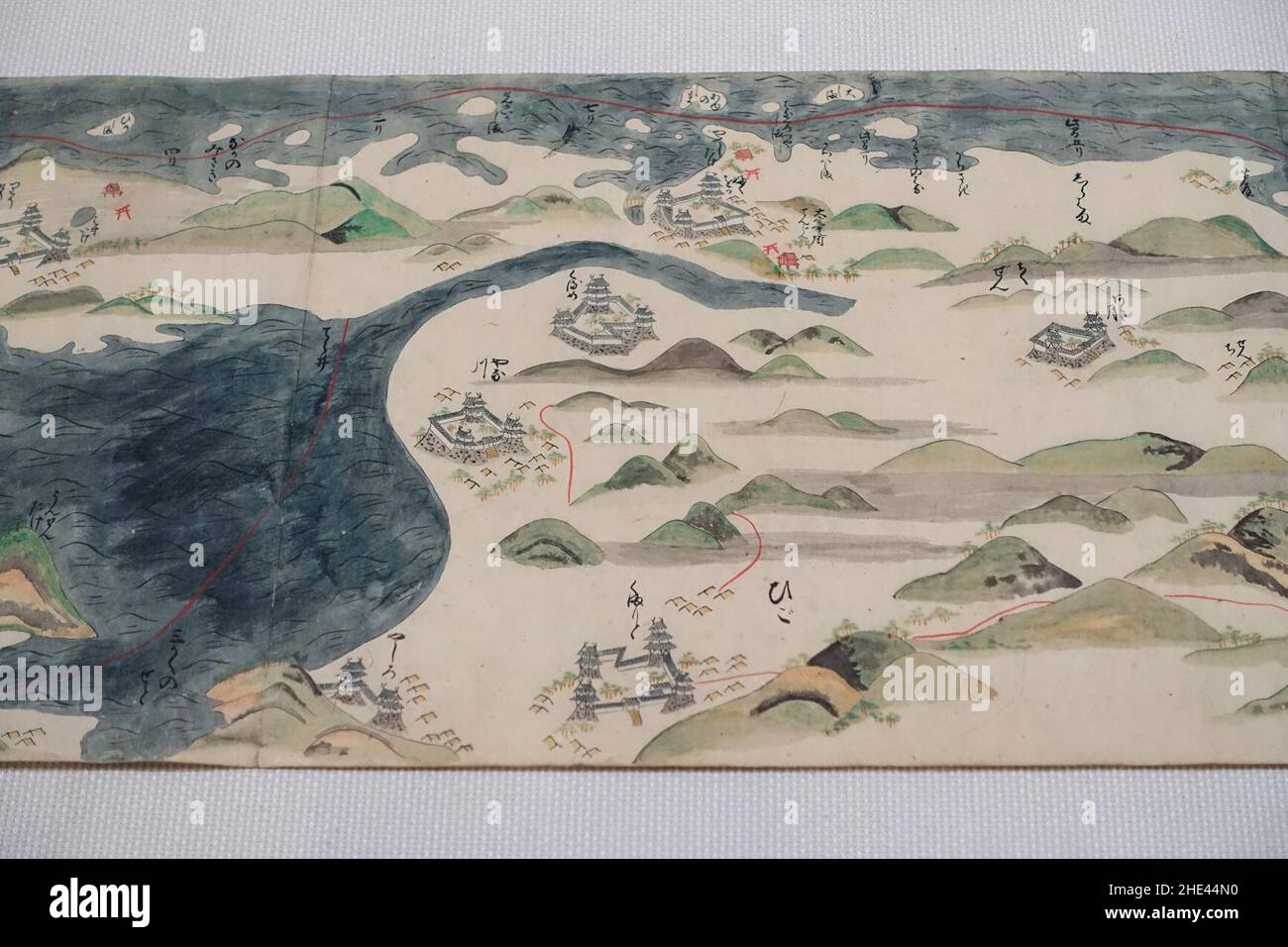 Route map of Edo from Goto, 5 of 6 Stock Photo - Alamy