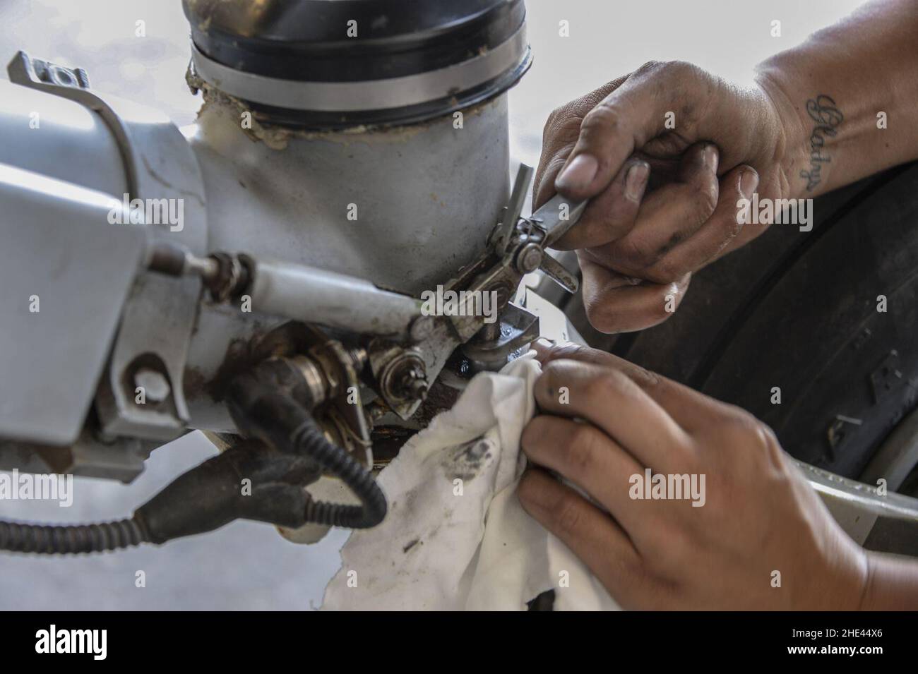 Routine maintenance operations 130530 Stock Photo - Alamy