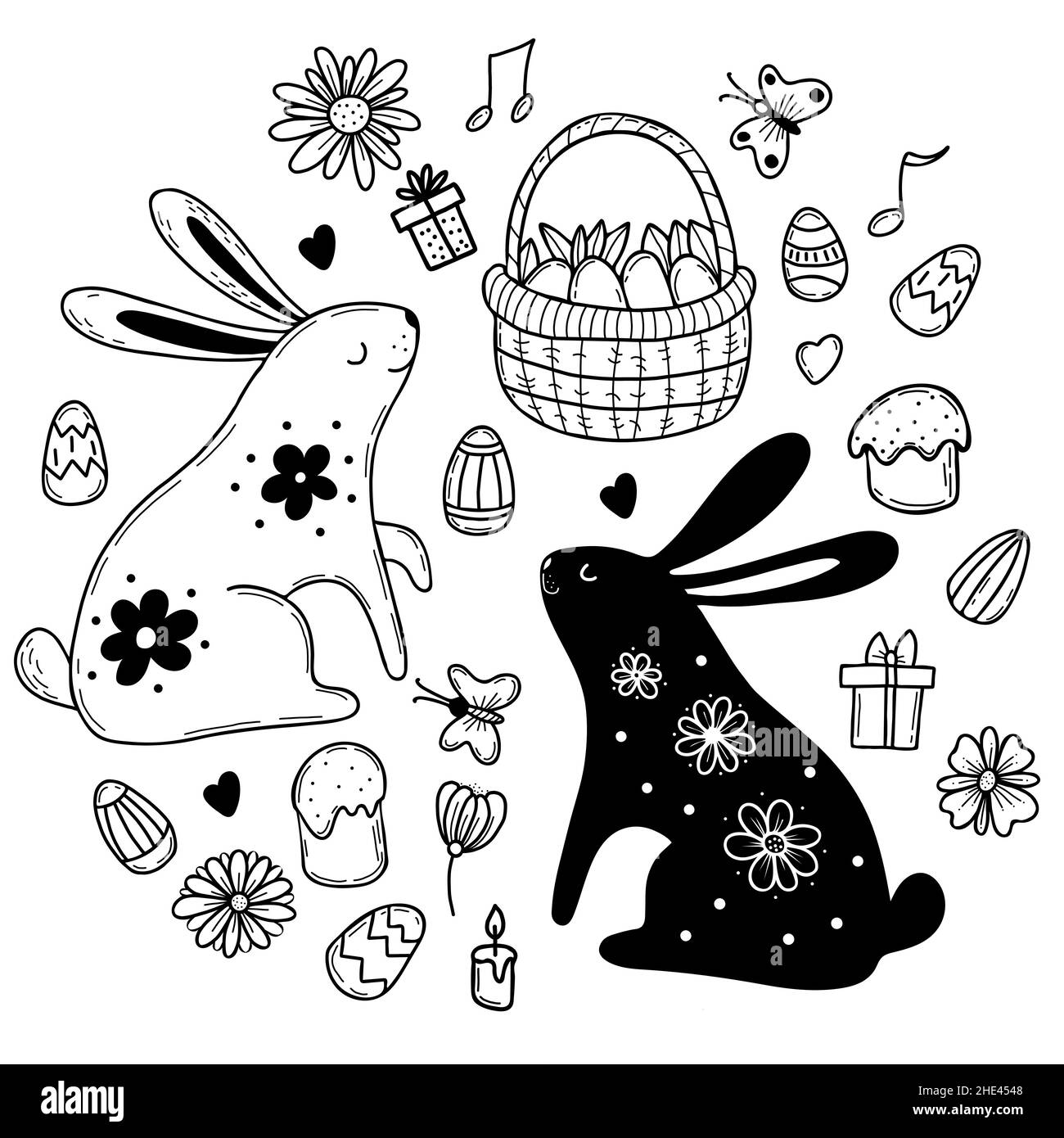 Butterfly cakes Stock Vector Images - Alamy