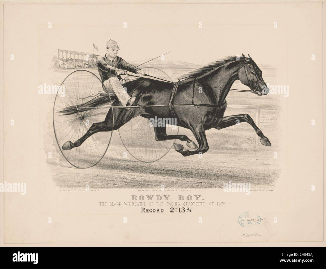 Rowdy Boy, the black whirlwind of the pacing quartette of 1879 - J.C ...