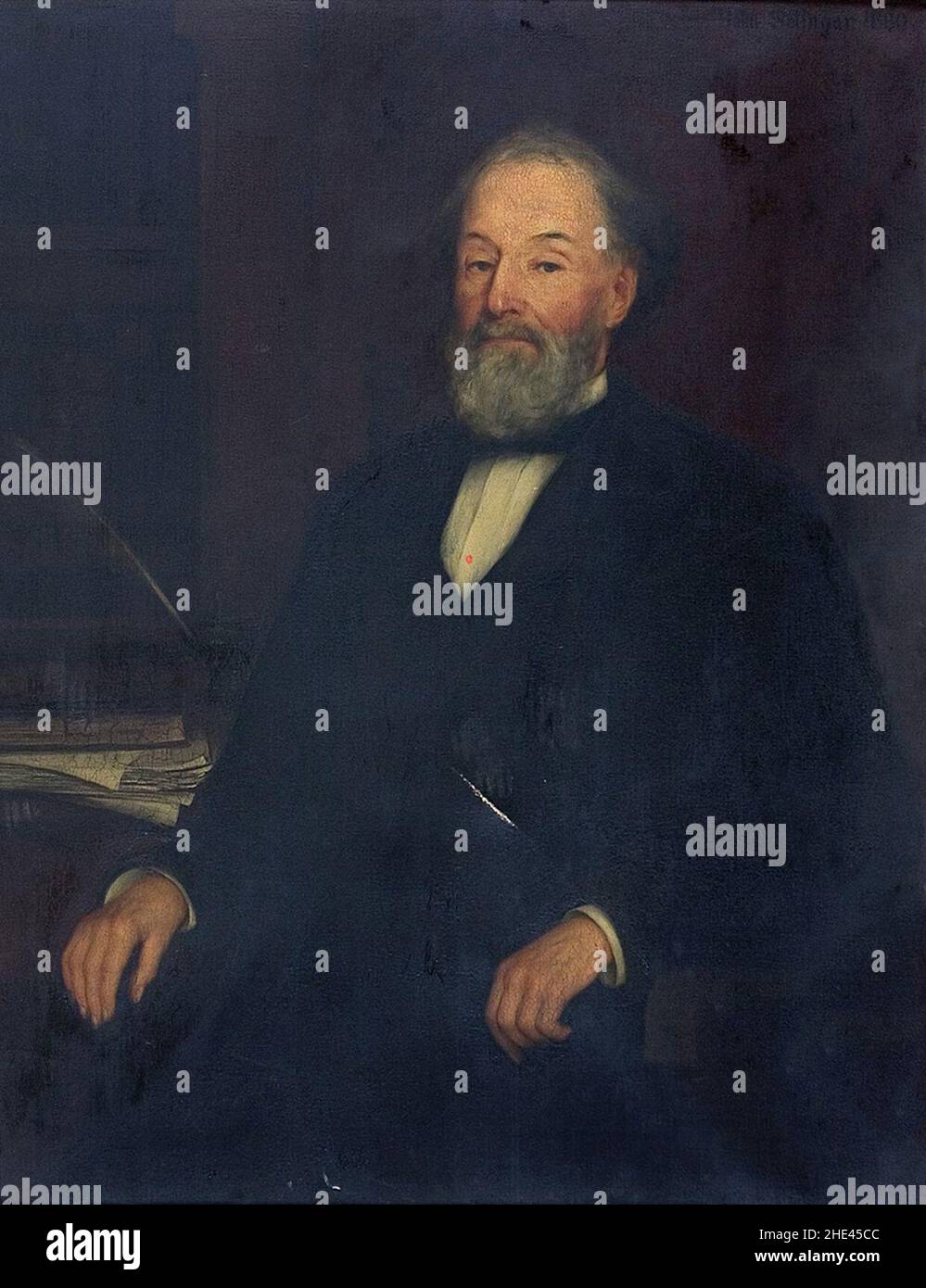 Rowland Gibson Hazard by Jean Paul Selinger 1880 Stock Photo - Alamy