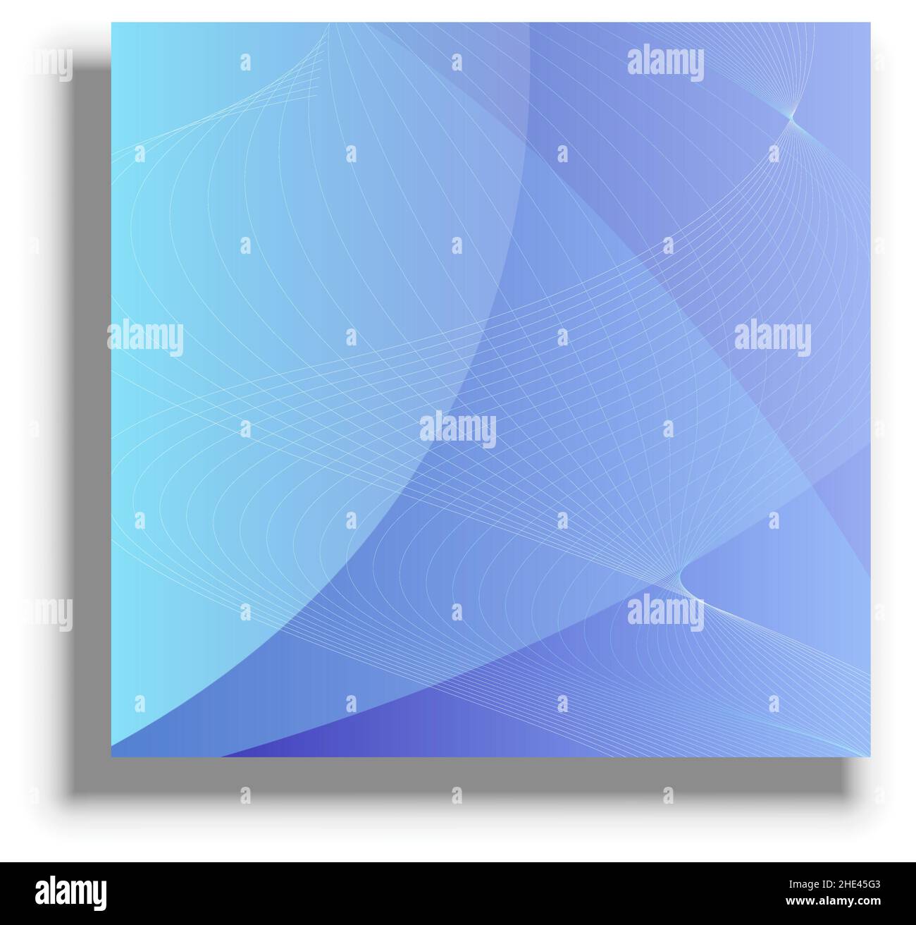 Presentation cover template, blue vector background, geometric vector ...