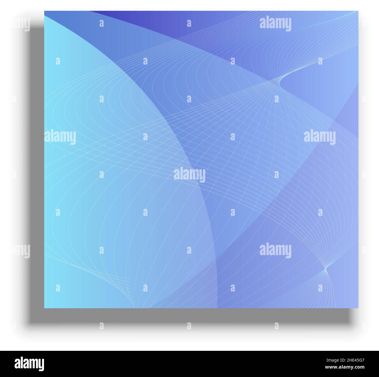 Presentation cover template, blue vector background, geometric vector ...