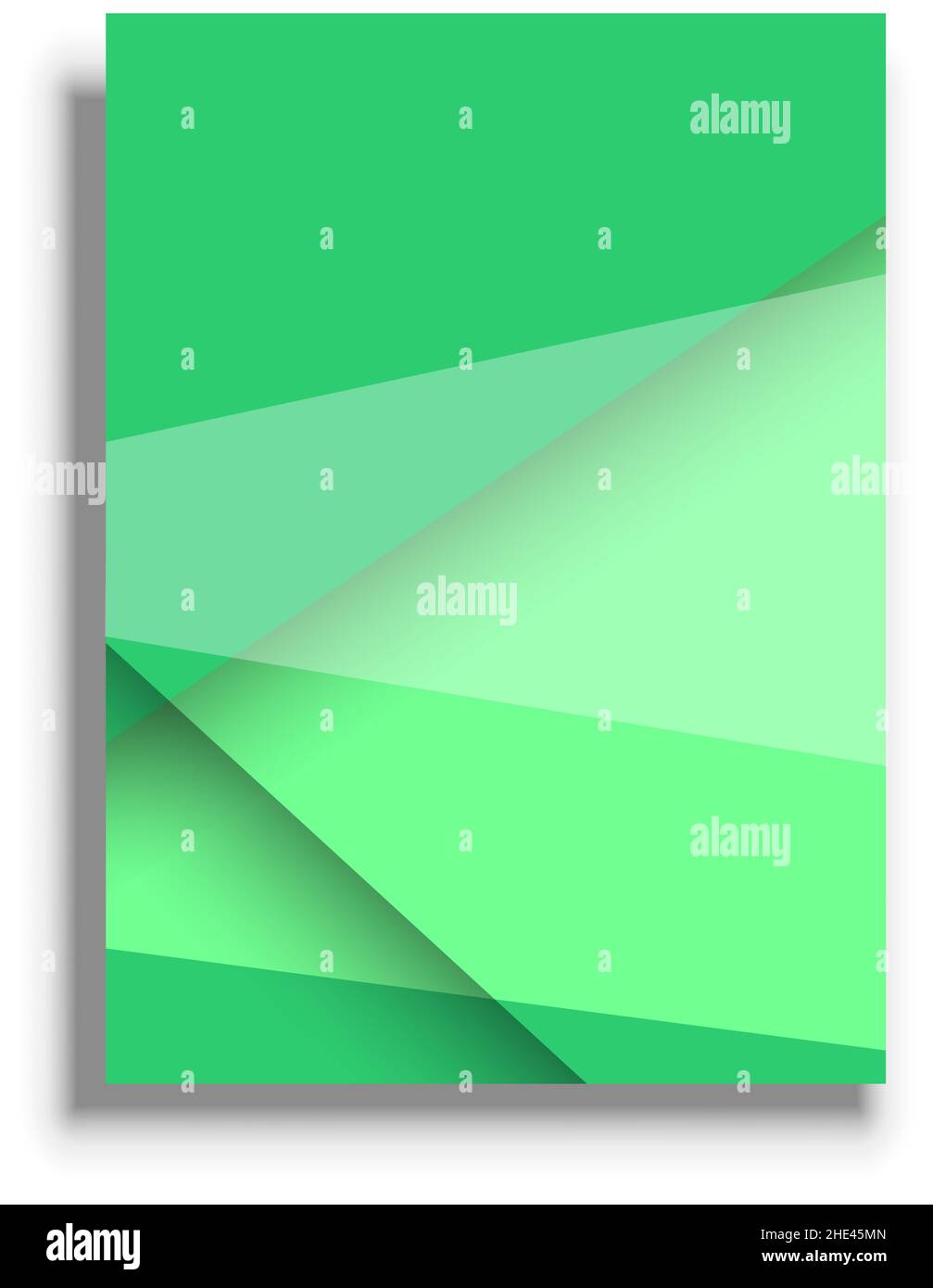 Presentation cover template, geometric vector shapes, business ...