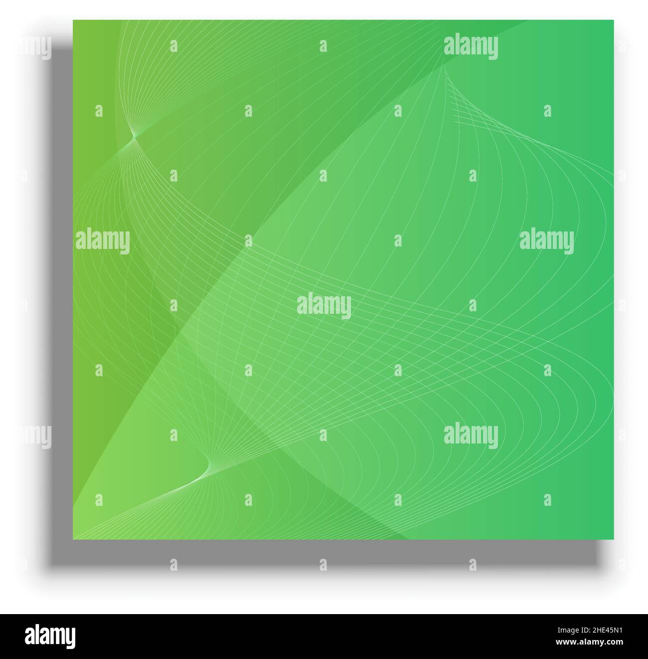 Presentation cover template, green vector background, geometric vector ...
