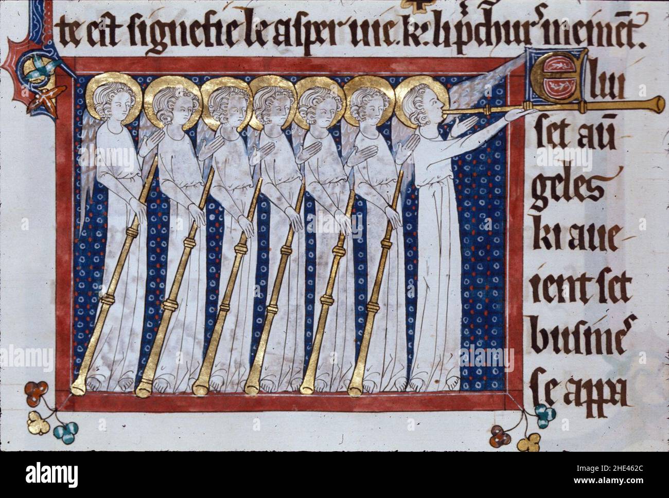 Seven trumpets hi-res stock photography and images - Alamy