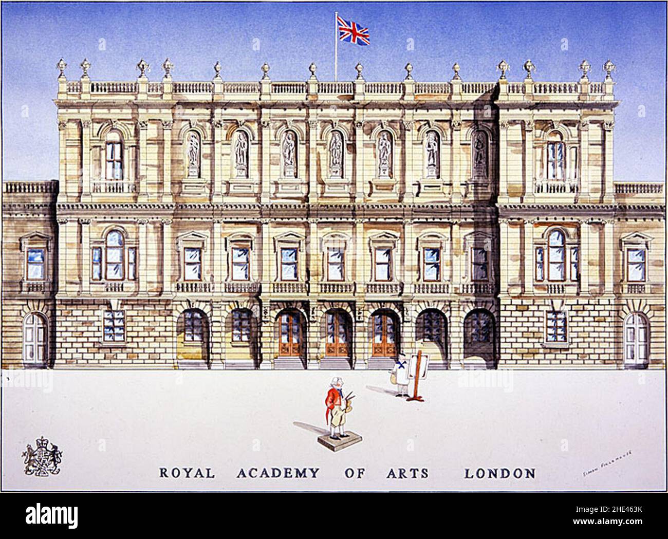 Royal Academy Simon Fieldhouse Stock Photo - Alamy