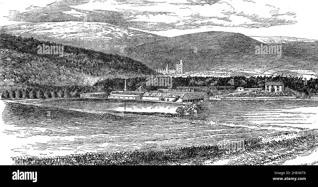 Royal Lochnagar Alfred Barnard Stock Photo - Alamy