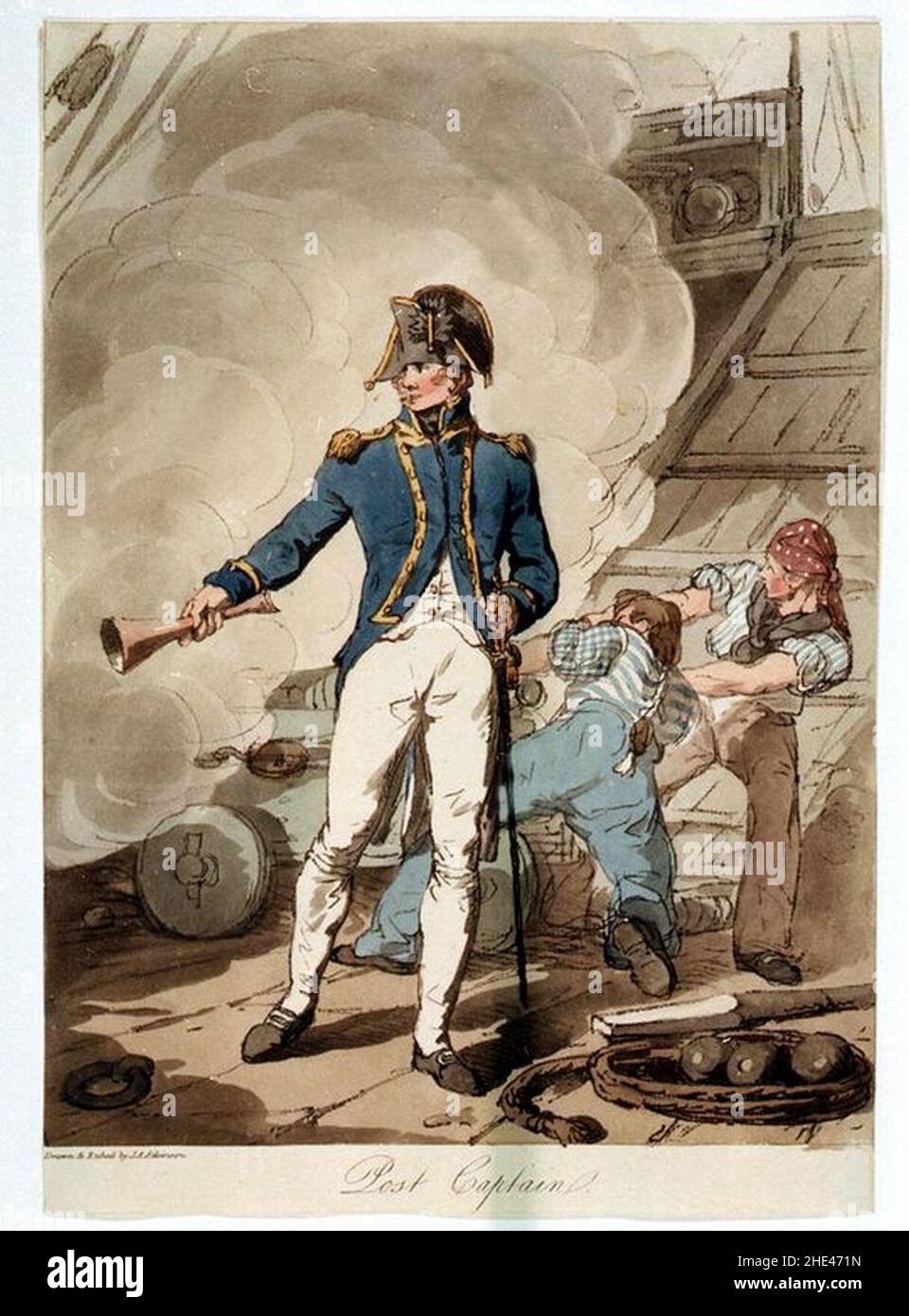 Royal Navy Post Captain Stock Photo - Alamy