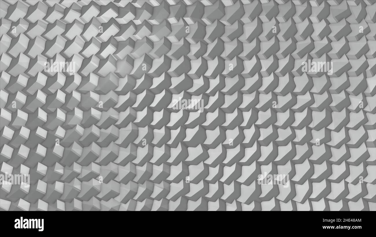 Abstract Metallic Background Random Motion, 3d Loopable Animation ...