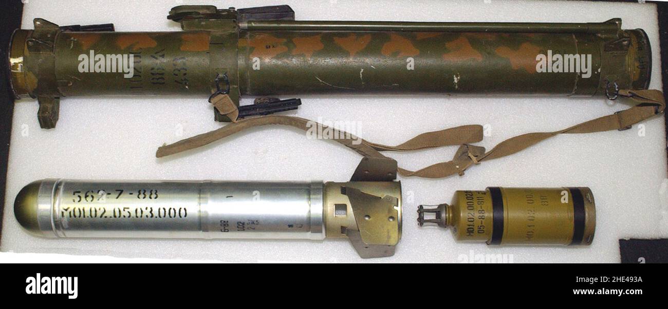 RPO-A missile and launcher Stock Photo - Alamy