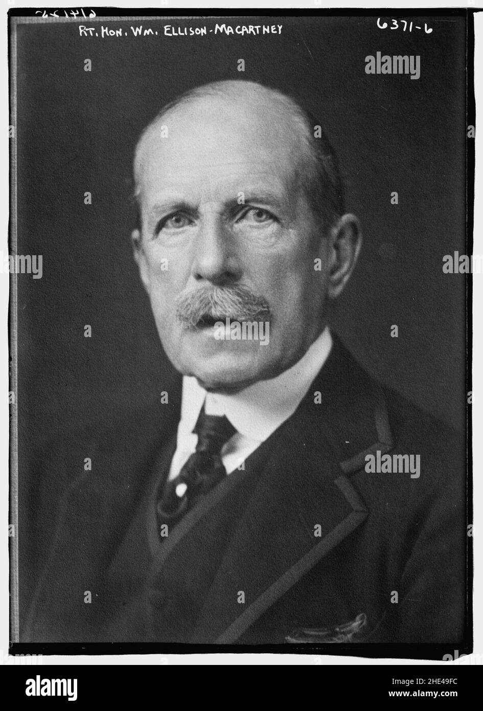 Rt. Hon Wm. Ellison-Macartney Stock Photo - Alamy
