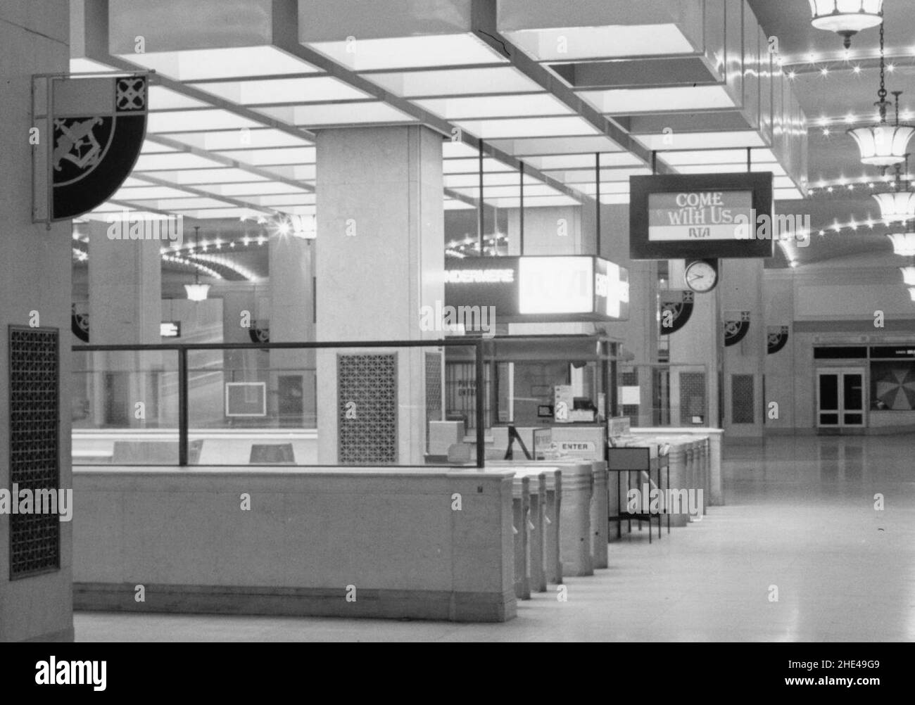RTA Red Line Public Square Station Entrance Stock Photo - Alamy