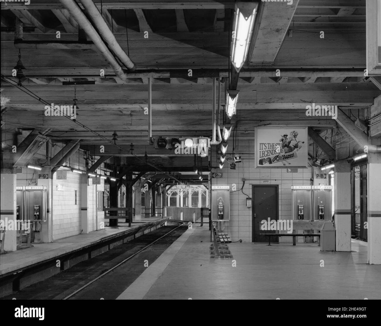 RTA Red Line Public Square Station Platform west Stock Photo - Alamy
