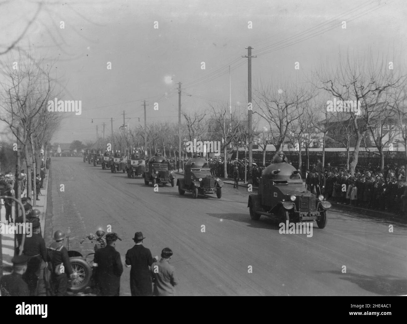 Second Sino-Japanese War, 1937-1945. A convoy of British Vickers ...