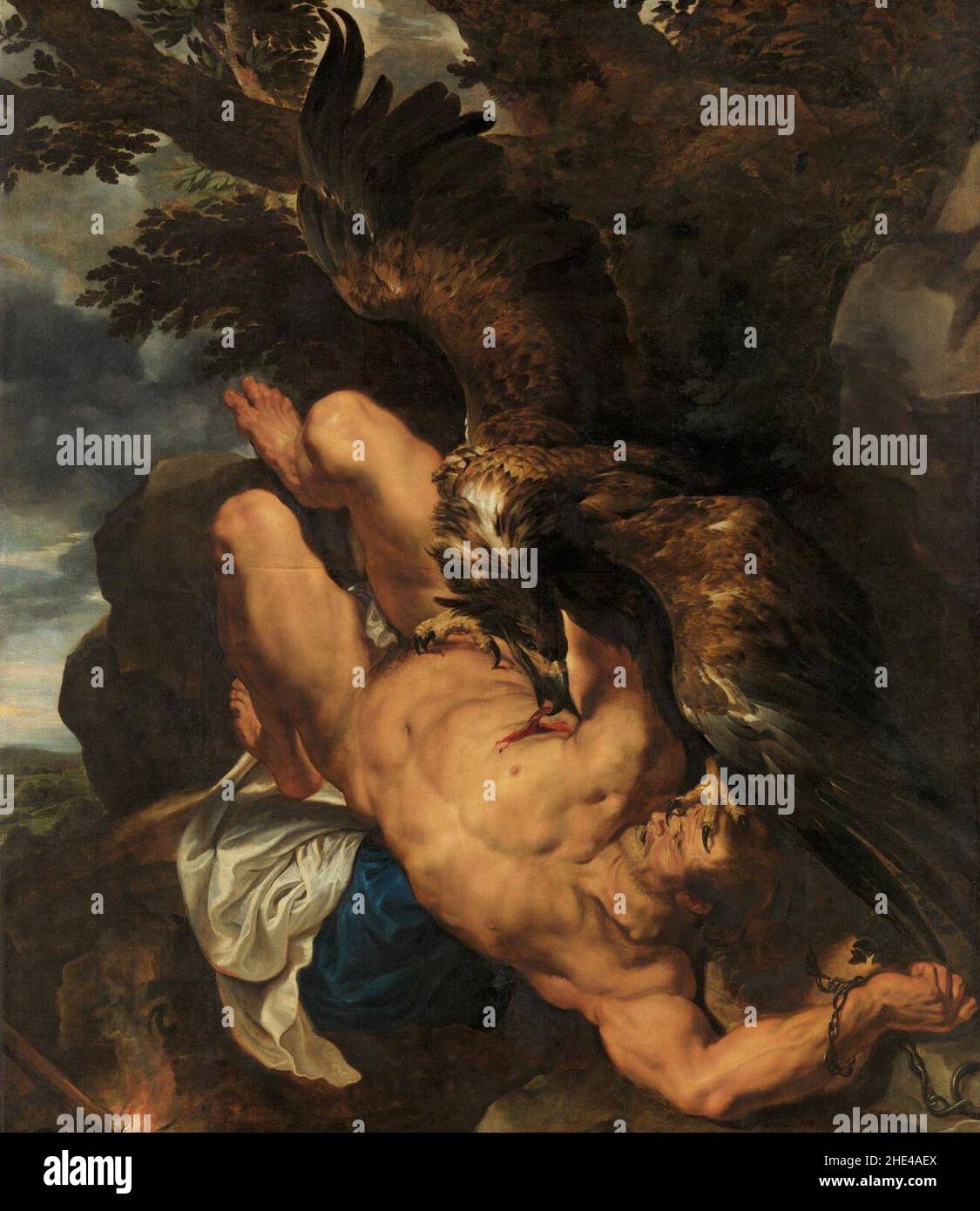 Rubens - Prometheus Bound Stock Photo - Alamy