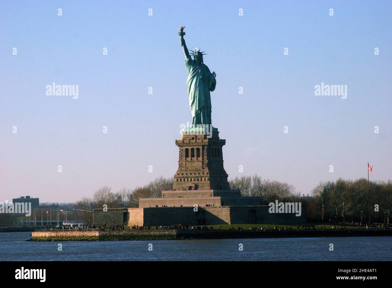 Statue of Liberty National Monument on Liberty Island in New York City ...