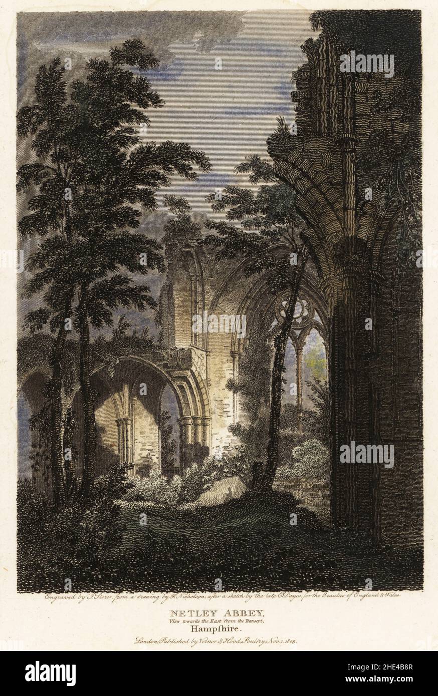 Abbey drawing hi-res stock photography and images - Alamy