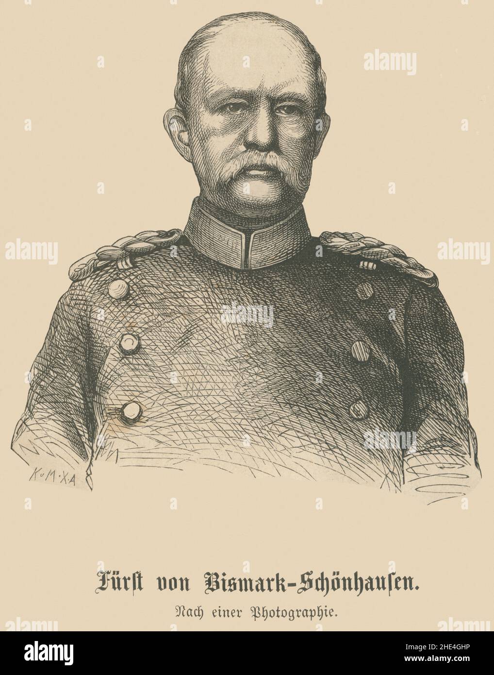 Reichskanzler otto von bismarck hi-res stock photography and images - Alamy