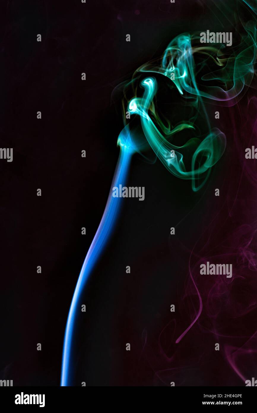 An artistic colored smoke illustration Stock Photo - Alamy