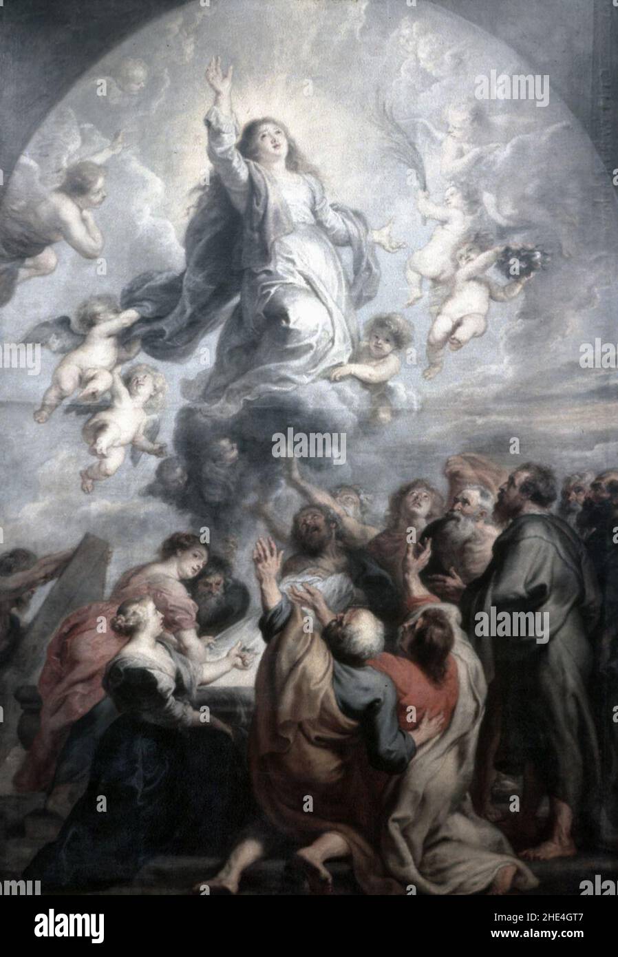 Rubens, Peter Paul - Assumption of Mary - Coll. Liechtenstein Stock Photo - Alamy