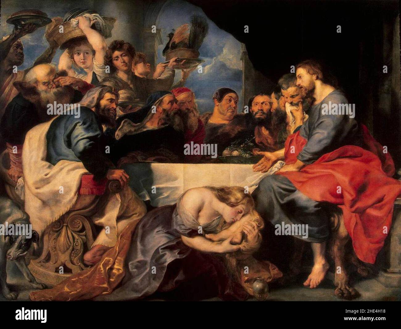 Rubens-Feast of Simon the Pharisee2 Stock Photo - Alamy