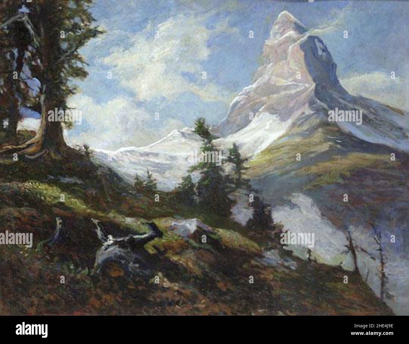 Rudolf Alfred Jaumann - Felslandschaft Stock Photo - Alamy