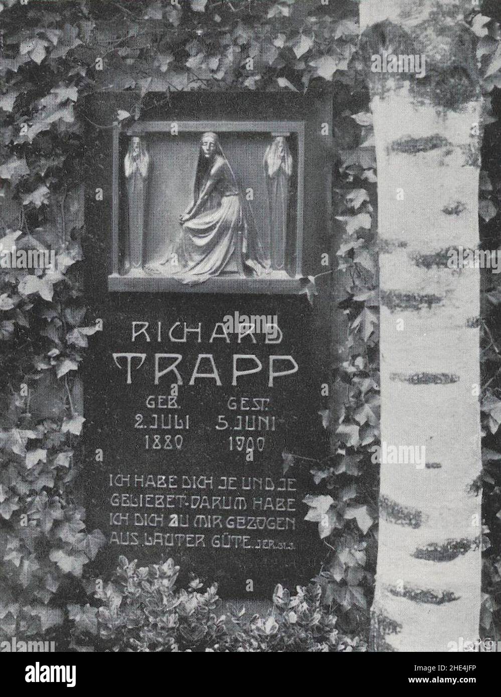 Grabmal richard trapp hi-res stock photography and images - Alamy