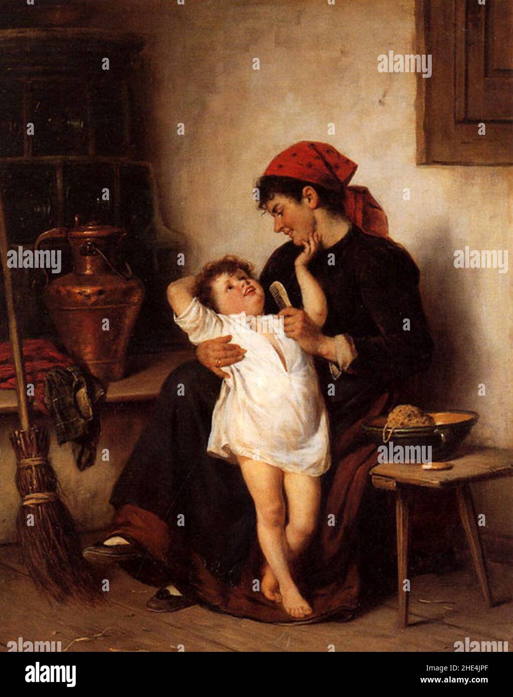 Rudolf Epp - Mother and child Stock Photo - Alamy