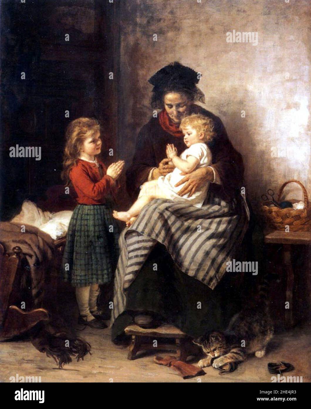 Rudolf Epp Das Morgengebet Stock Photo - Alamy