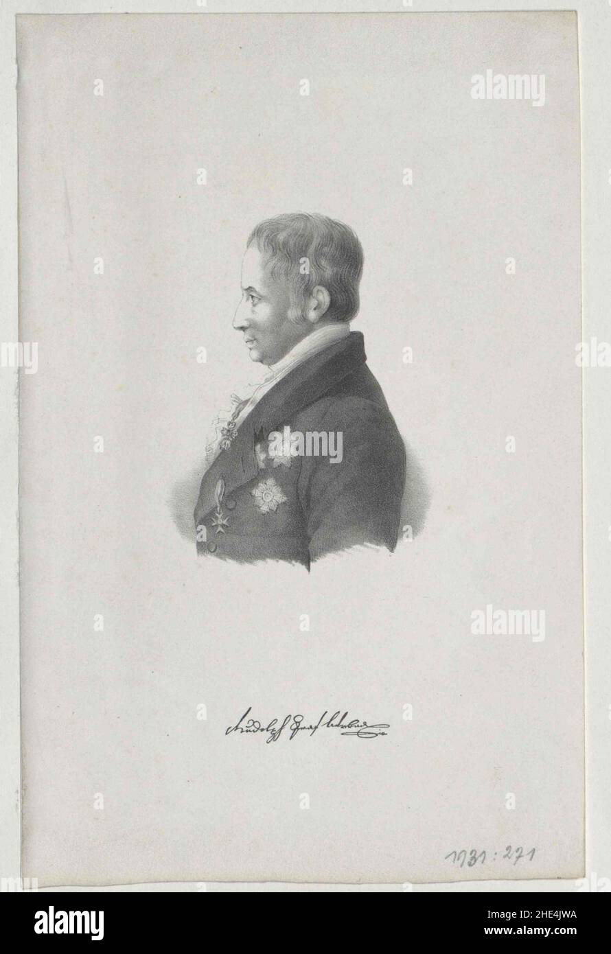 Rudolf Graf von Wrbna und Freudenthal (1761–1823) bild 02 Stock Photo ...