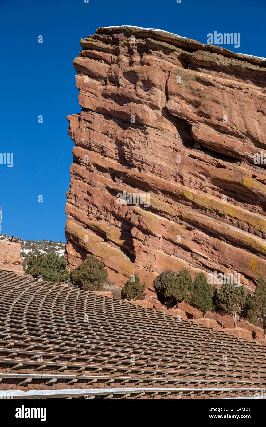 Red Rocks Park and Amphitheater in Denver, Colorado Stock Photo - Alamy