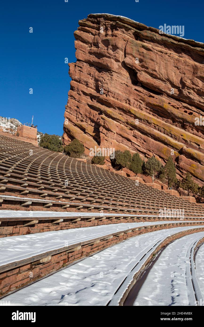 Red Rocks Park and Amphitheater in Denver, Colorado Stock Photo - Alamy