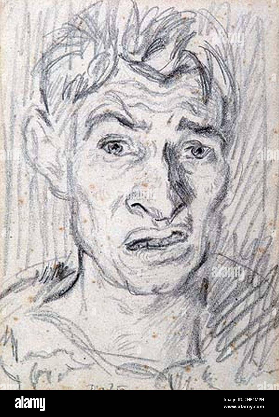 Rudolf Wacker Selbstporträt 1918 Stock Photo - Alamy