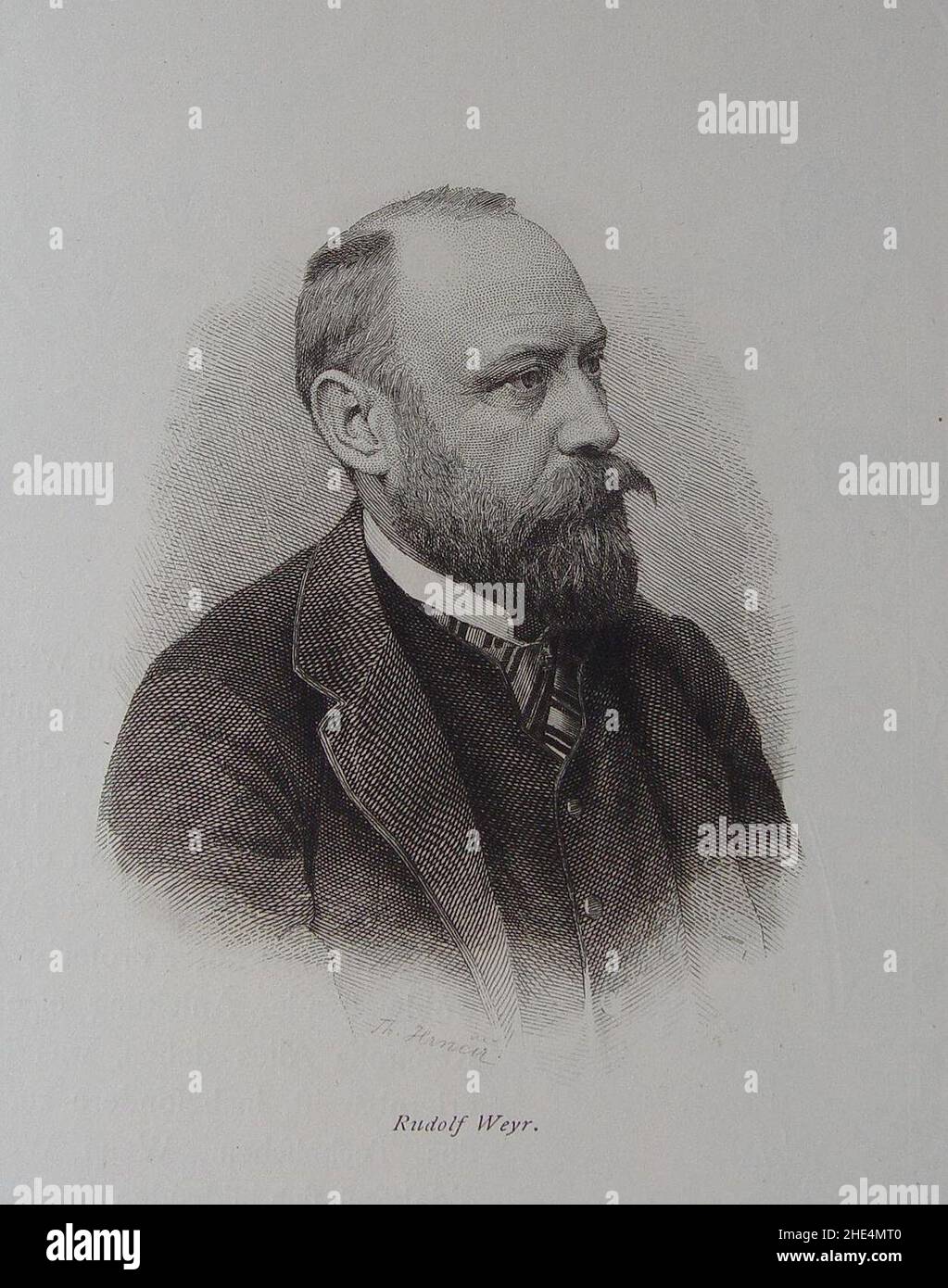 Rudolf Weyr c. 1886 Stock Photo - Alamy
