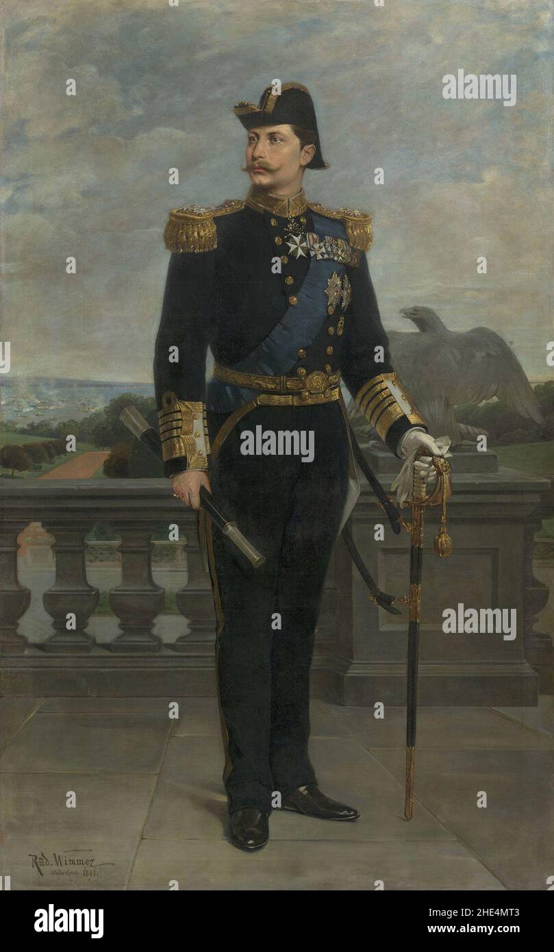 Rudolf Wimmer (1849-1915) - Wilhelm II, Emperor of Germany (1859-1941 ...
