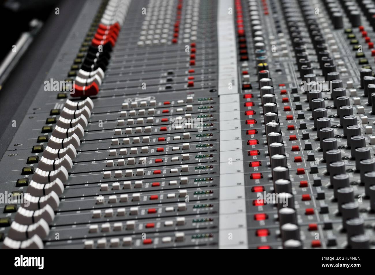 Pro mixing pult at a recording studio Stock Photo - Alamy