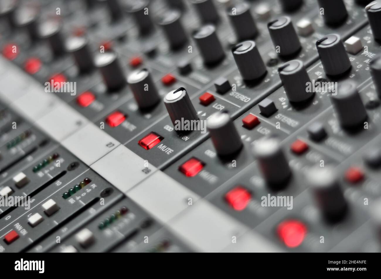 Pro mixing pult at a recording studio Stock Photo - Alamy
