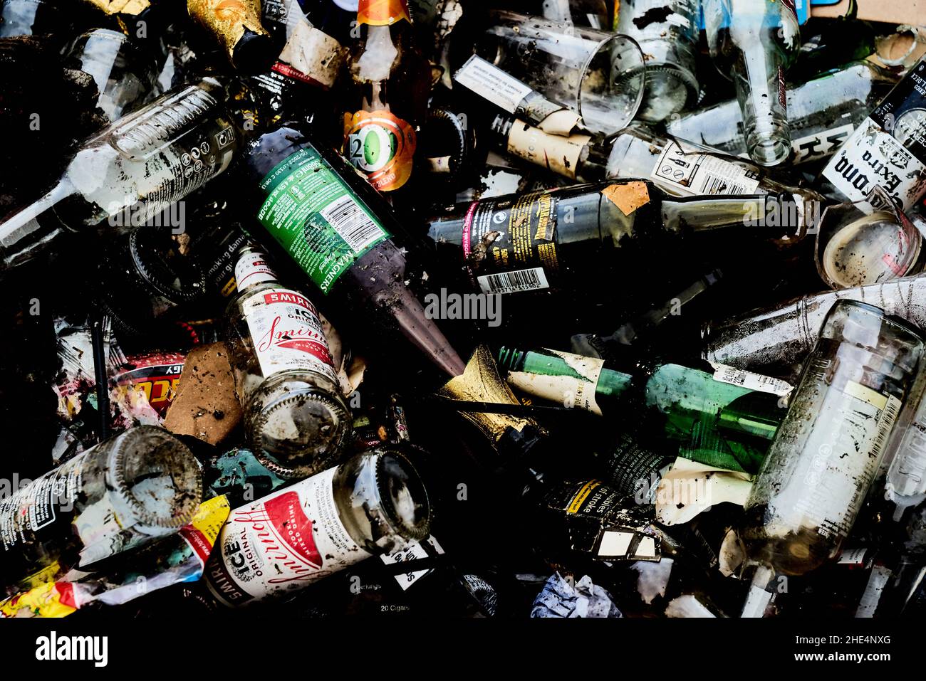 Discarded plastic glasses hi-res stock photography and images - Alamy