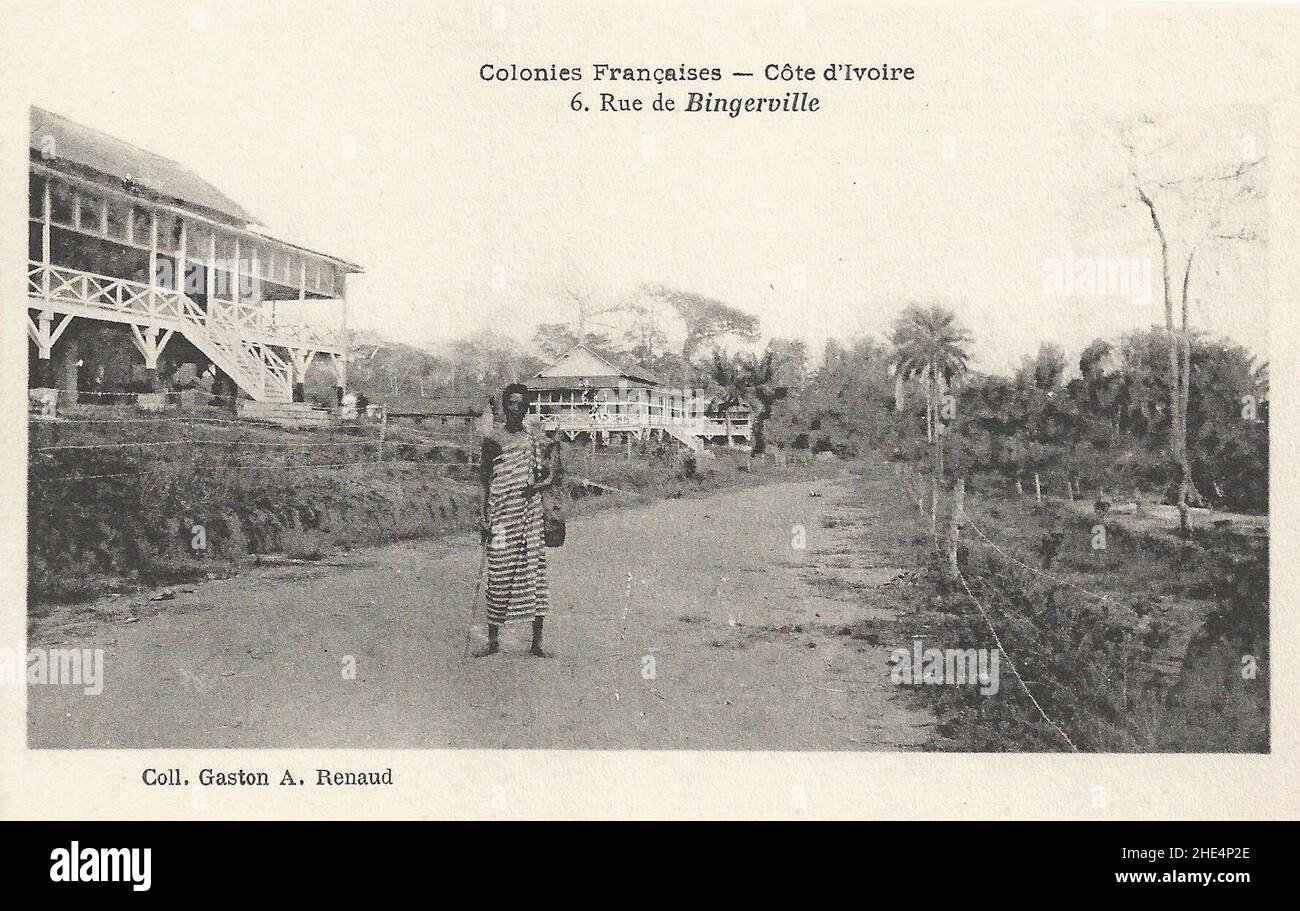 Rue de Bingerville (Côte d'Ivoire Stock Photo - Alamy