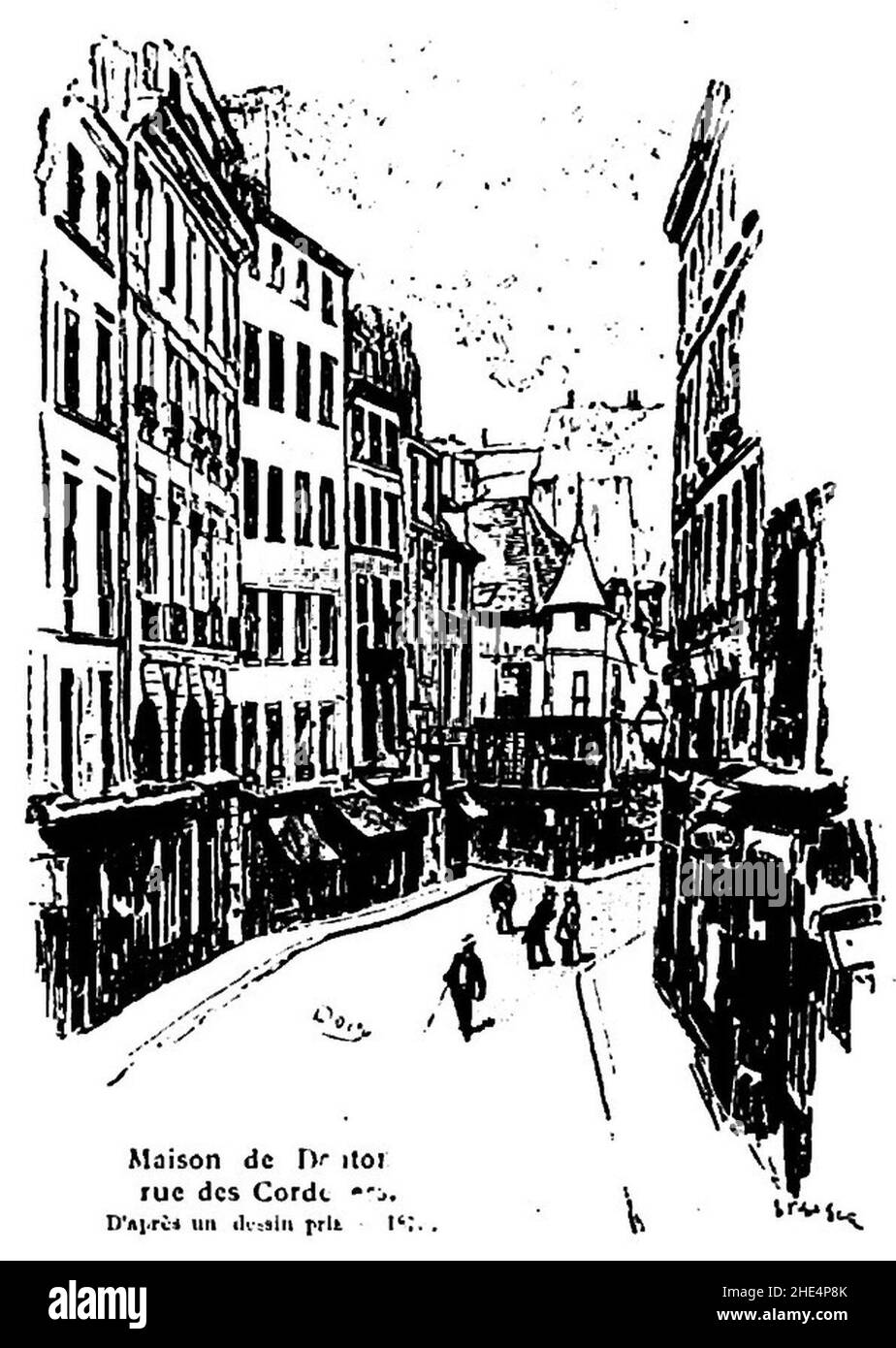 The rue danton hi-res stock photography and images - Alamy