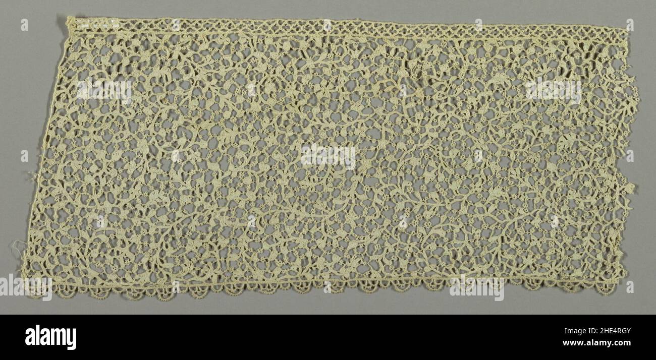 Ruffle Fragment, 17th century Stock Photo - Alamy