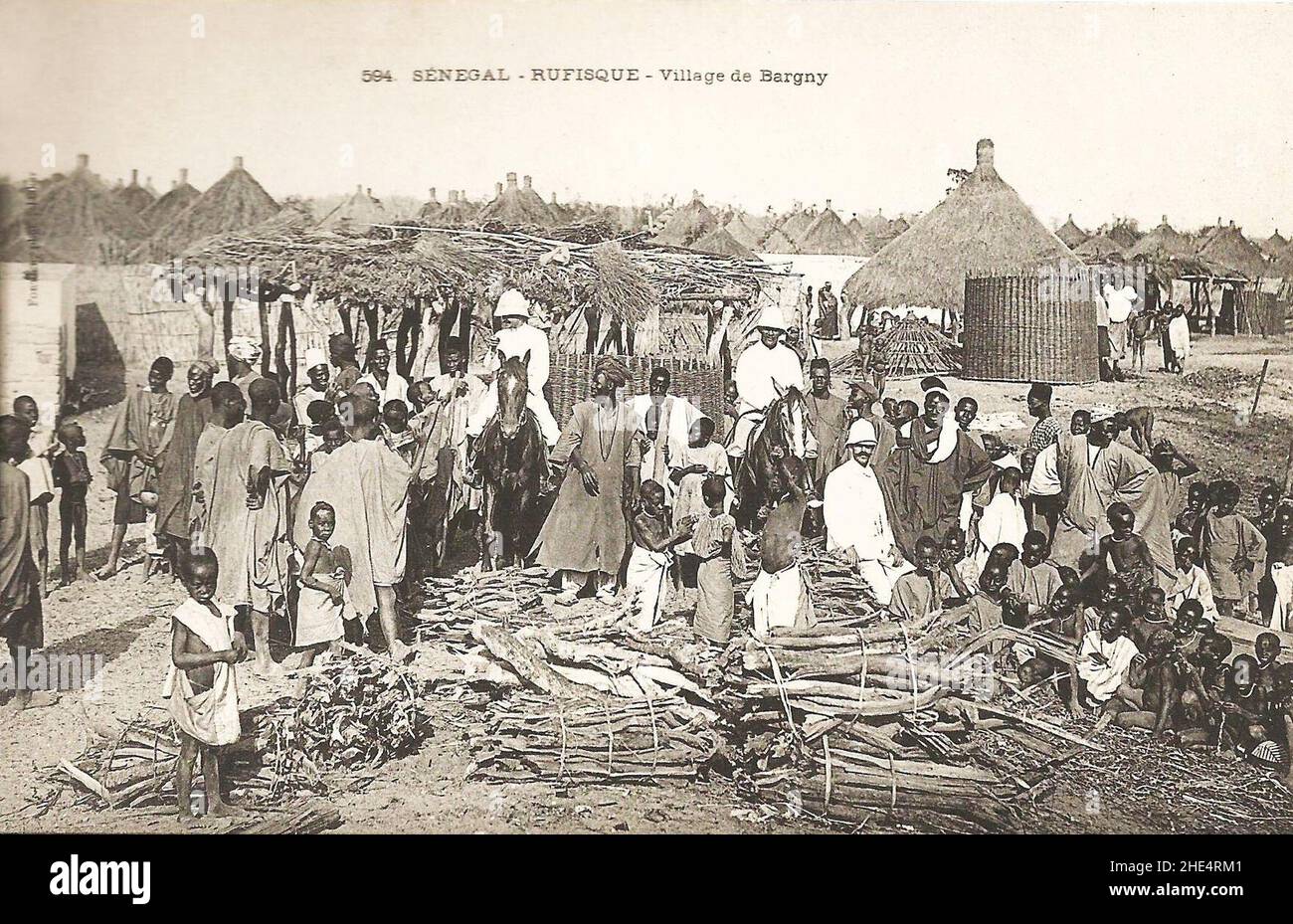 Rufisque-Village de Bargny (AOF Stock Photo - Alamy