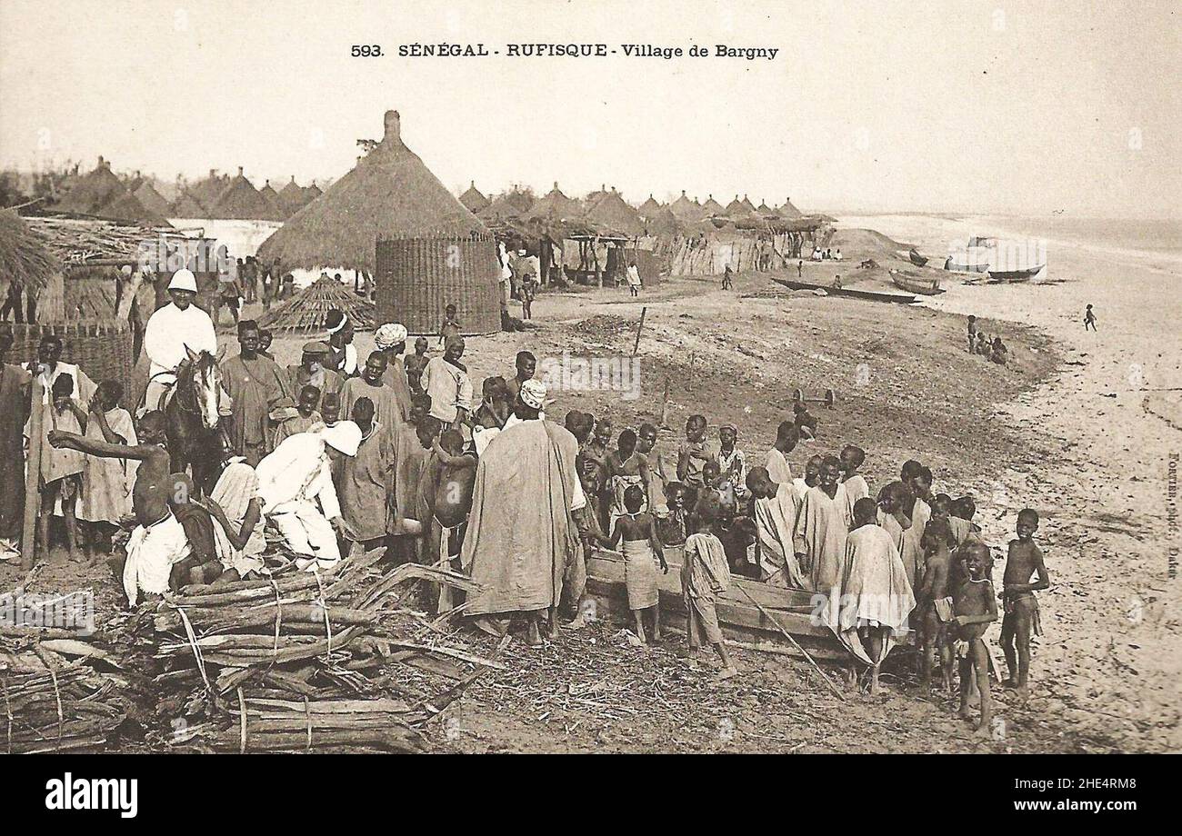 Rufisque-Village de Bargny (AOF) (2 Stock Photo - Alamy